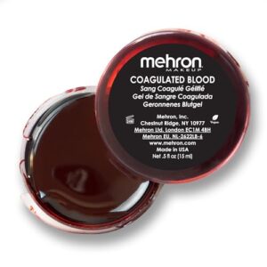 mehron makeup coagulated blood | fake blood makeup | sfx makeup for halloween | 0.5 oz (14 g)