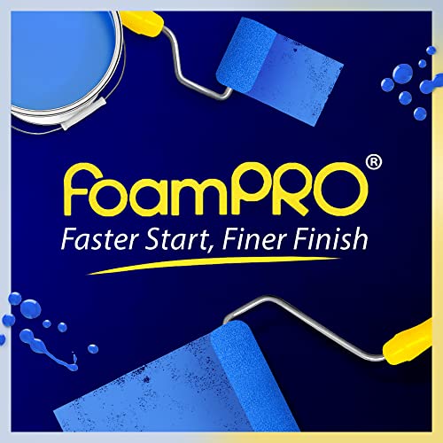 Foampro 164 Fine Finish Roller (High-Density Foam) 4", Pack of 1