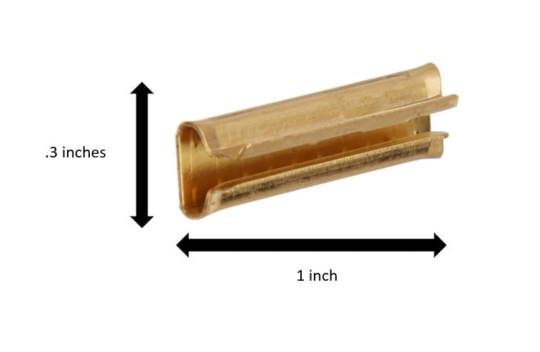 Bachmann Industries Large "G" Scale Brass Rail Joiners (24 per Bag)