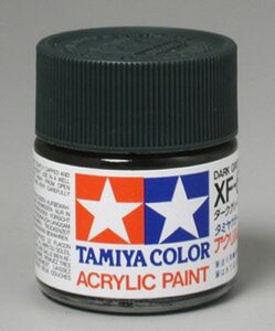 tamiya 81361 acrylic xf61 dark green 3/4 oz