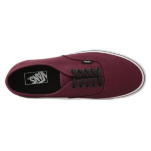 Vans Unisex Authentic Skate Shoe, Port Royale/Black, Size 9.5 Mens/11 Womens