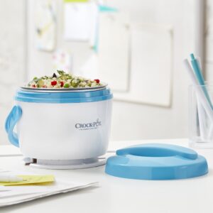 Crock-Pot Lunch Crock Food Warmer, Blue 7.75 x 7.75 x 6 inches