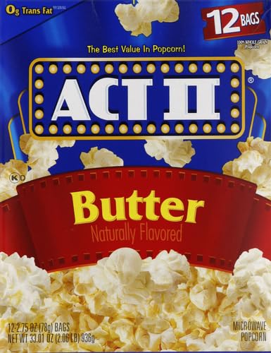 ACT II Butter Popcorn, 2.75 Ounce (12 Count)