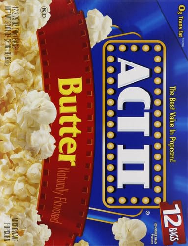 ACT II Butter Popcorn, 2.75 Ounce (12 Count)