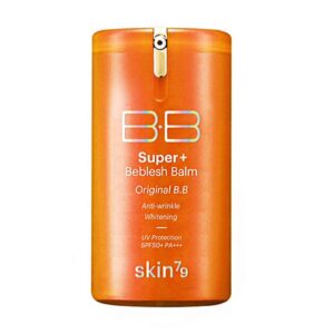 [skin79] super plus beblesh balm triple function orange bb cream #21 yellow beige 1.35 fl.oz. (40 ml) - rich vitamin complex care healthy and vital skin