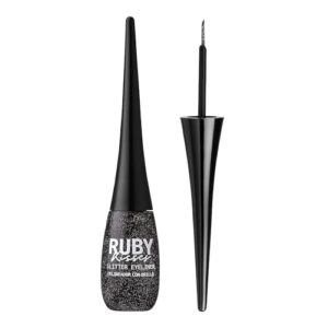 ruby kisses eye bling glitter eyeliner, glitz n' black