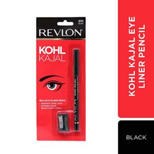 Revlon Kohl Kajal Eye Liner Pencil Black, 1.14g