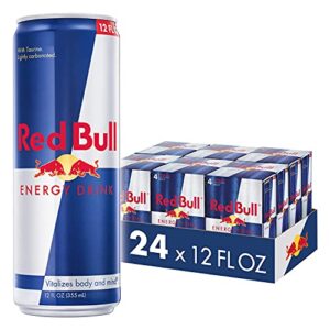 red bull energy drink, 12 fl oz, 24 cans (6 packs of 4)