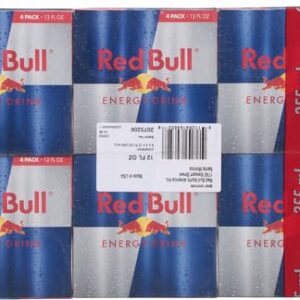 Red Bull Energy Drink, 12 Fl Oz, 24 Cans (6 Packs of 4)