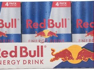 Red Bull Energy Drink, 12 Fl Oz, 24 Cans (6 Packs of 4)