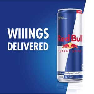 Red Bull Energy Drink, 12 Fl Oz, 24 Cans (6 Packs of 4)