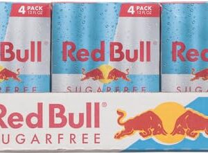 Red Bull Sugar Free Energy Drink, 12 Fl Oz, 24 Cans (6 Packs of 4)