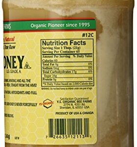 YS Eco Bee Farms RAW HONEY - Raw, Unfiltered, Unpasteurized - Kosher 3lbs