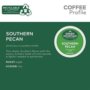 Green Mountain Coffee Roasters Southern Pecan, Single-Serve Keurig K-Cup Pods, Flavored Light Roast, 24 Count