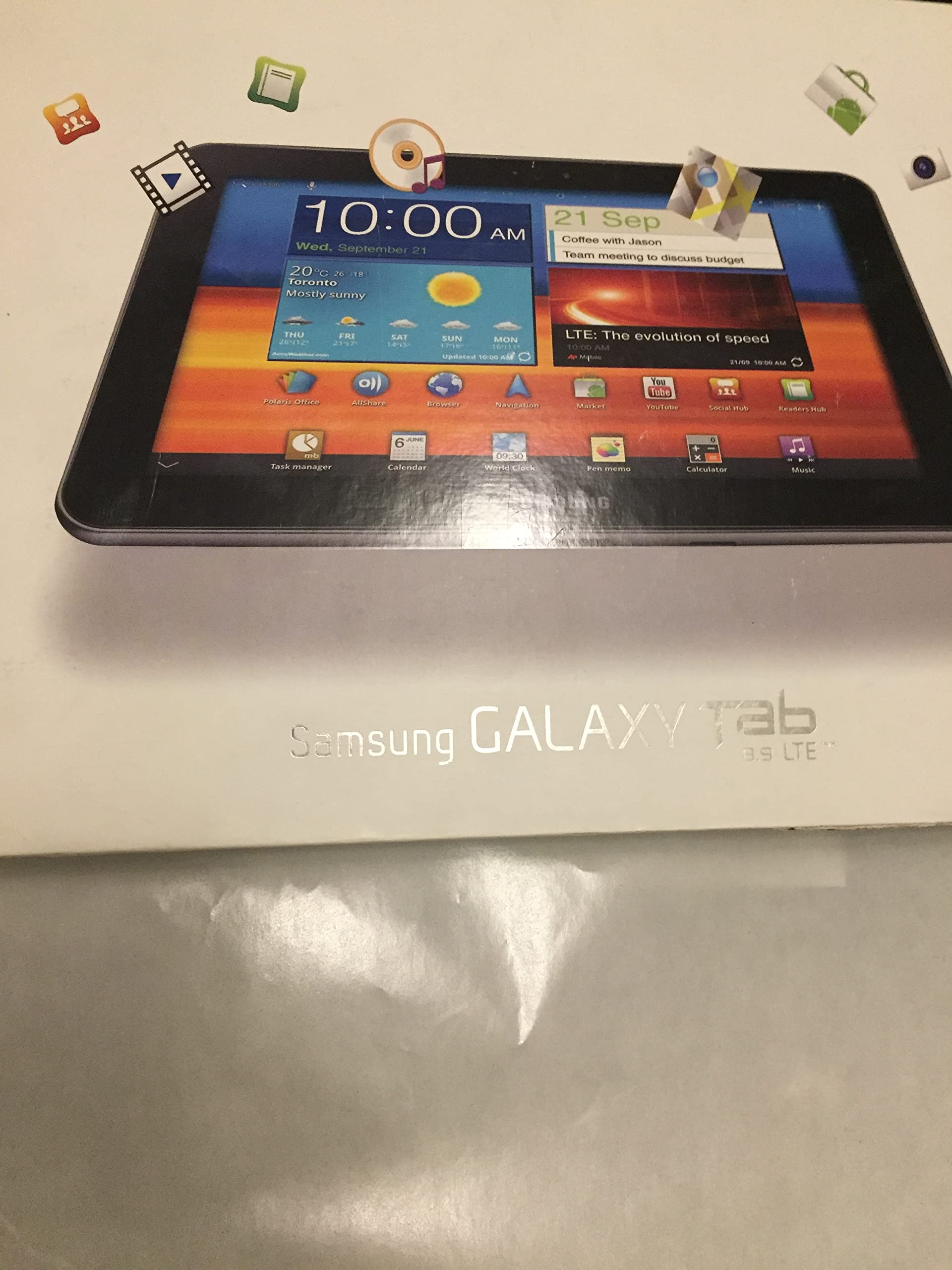 Samsung I957 Galaxy Tab At&t 16gb Wifi 4g 8.9" Touchscreen Tablet