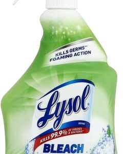 Lysol Multi-Purpose Cleaner Sanitizing and Disinfecting Spray with Bleach, All Purpose Cleaning Spray for Bathrooms and Kitchens, 32oz