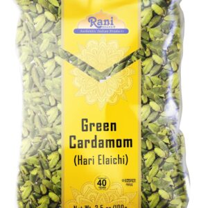 Rani Green Cardamom Pods Spice (Hari Elachi) 3.5oz (100g) ~ All Natural | Vegan | Gluten Friendly | NON-GMO | Product of India