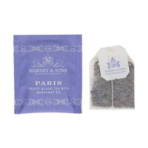 Harney & Sons Paris Tea, Fruity Black tea with Bergamot, 50 teabags