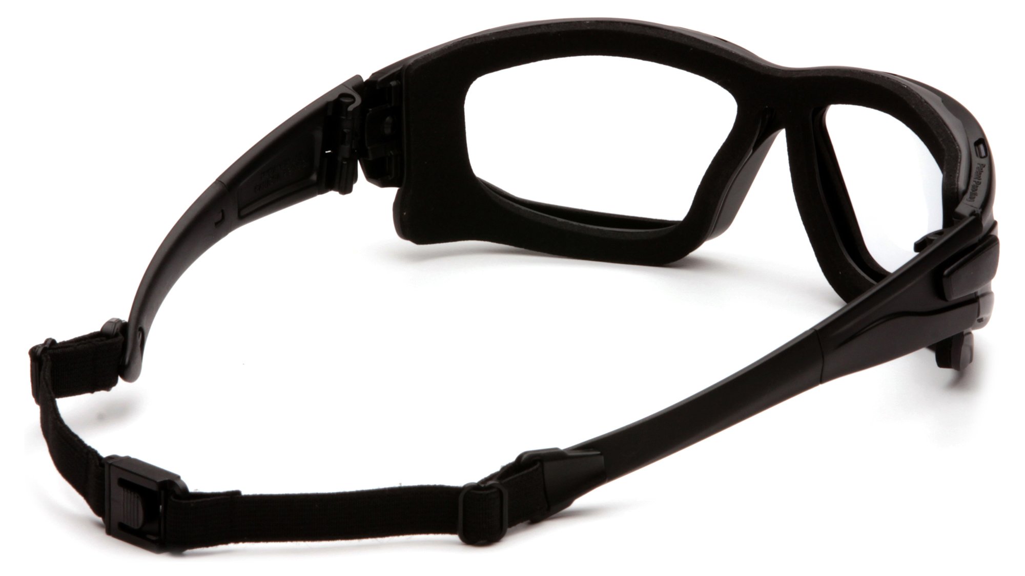 PYRAMEX I-Force Sporty Dual Pane Anti-Fog Goggle, Black Frame/Clear Anti-Fog Lens