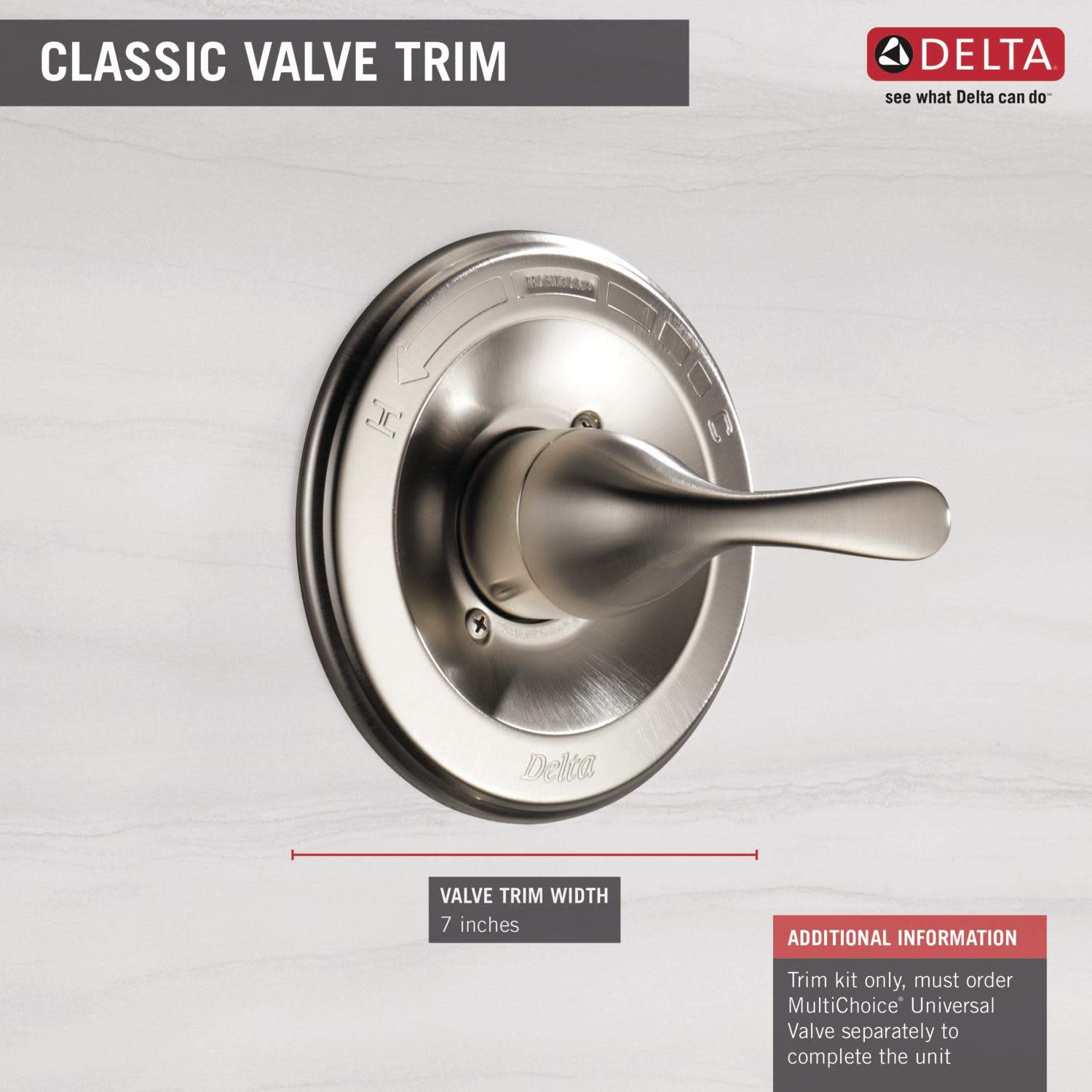 DELTA FAUCET T13020-SS LAV Faucet, Stainless