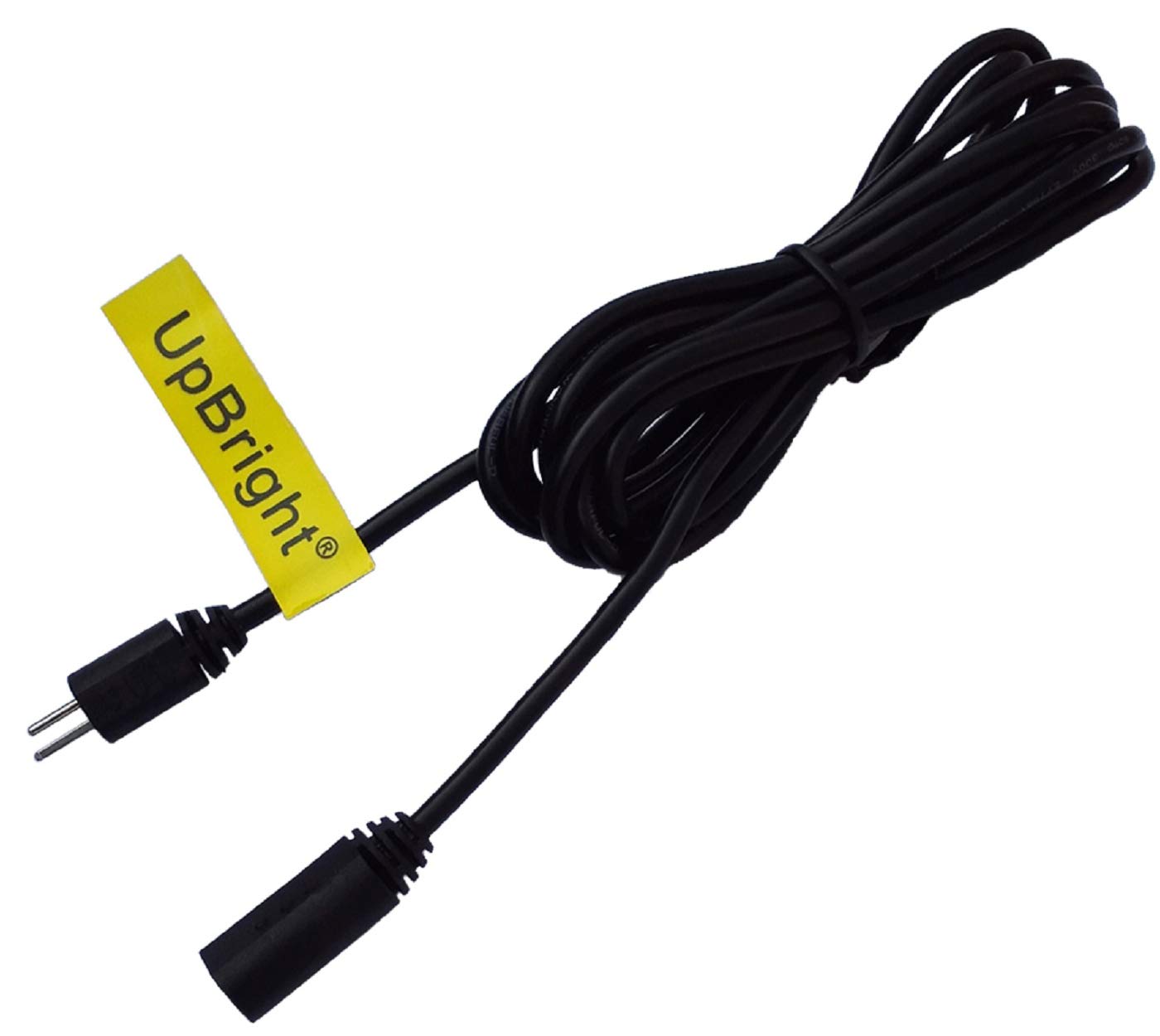 UpBright 2-Pin 6 ft Extension Cord Cable Compatible with Okin Limoss Tranquil Ease Lift Chair Recliner Power Supply Connect Between Motor PD13 65447 SP2-B2 PD18 79065 Tranquil SW-0209 SW-2621 ASW0081