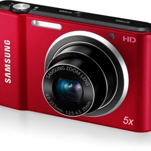 Samsung ST66 16 MP Compact Digital Camera - Red (EC-ST66ZZBPRUS)