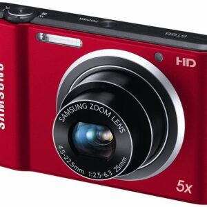 Samsung ST66 16 MP Compact Digital Camera - Red (EC-ST66ZZBPRUS)