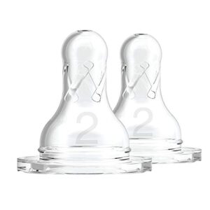 dr. brown's 2 pack natural flow level 2 standard nipple