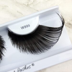 halloween pride rainbow colorful parade false eyelashes (black-round)