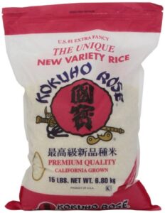 kokuho rose rice, 15-pound