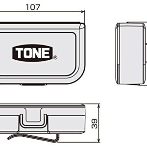 Tone BRS20 Bit Ratchet Set, Bit Insert, 0.25 inches (6.35 mm) (1/4 inch), Black, 22 Pieces