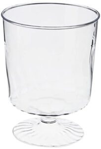 fineline settings flairware clear 8 oz. one piece wine glass 240 pieces