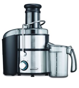 brentwood jc-500 2-speed 700w juice extractor with graduated jar, stainless steel