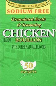 Herb-ox Hormel Herb Ox Chicken Bouillon Sodium Free 50 Packets