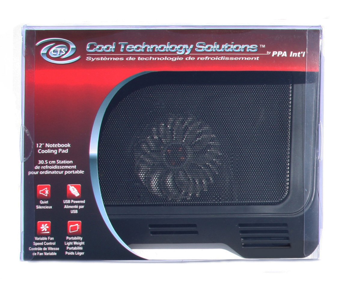 PPA Intl CTSNC12 12-Inch Cool Technology Solutions Notebook Cooler