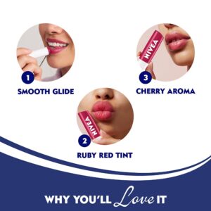 Nivea Lip Care Fruity Shine Cherry, 4.8gm