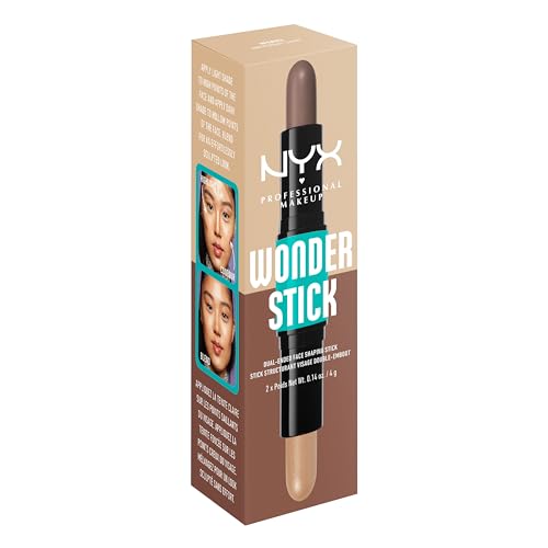 NYX PROFESSIONAL MAKEUP Wonder Stick, Face Shaping & Contouring Stick - Universal Light