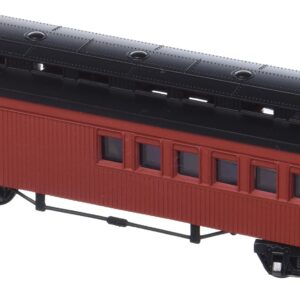 Bachmann Industries 1860 - 1880 Passenger Cars - Combine - Painted, Unlettered Red (HO Scale)