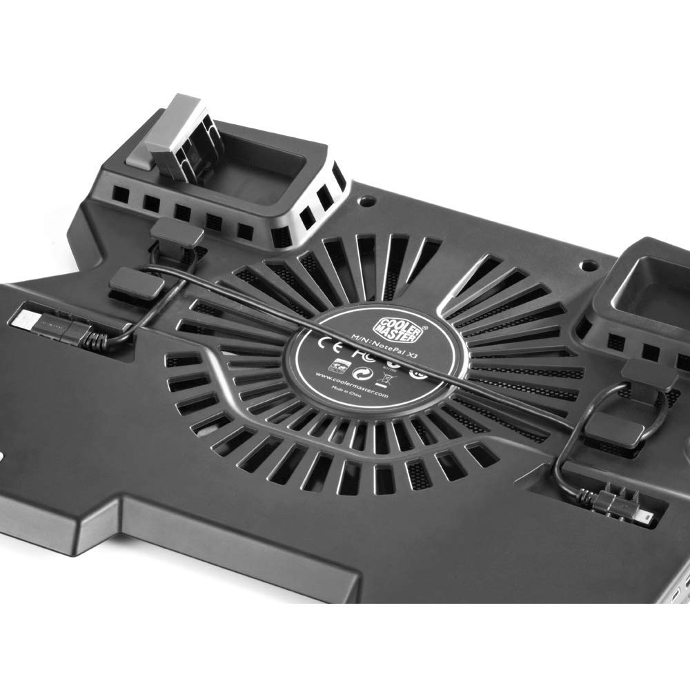 Cooler Master NotePal X3 - Laptop Cooling Pad with 200mm Blue LED Fan