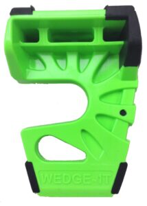 wedge-it the ultimate door stop - lime green 12 pack