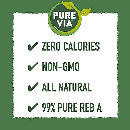 Pure Via Stevia Sweetener 28.2oz (800 packets)