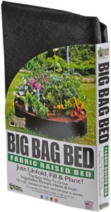 smart pot 100511247 big bag fabric raised bed, original, black