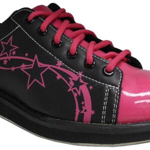 Pyramid Women's Rise Black/Hot Pink Bowling Shoes Size 8