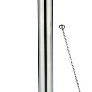 kela Kitchen roll Holder, Stainless_Steel, Matt Silver, 15 x 15 x 33.5 cm