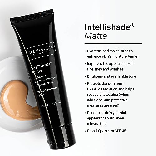 Revision Skincare Intellishade Matte Tinted Moisturizer SPF 45, 1.7 Fl Oz