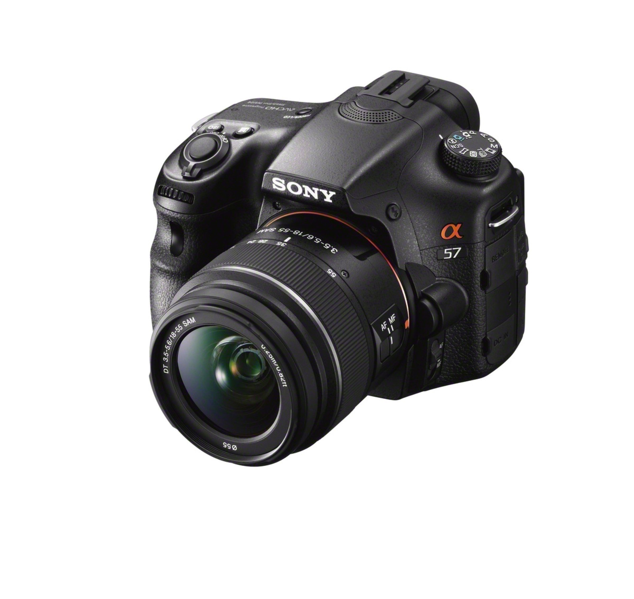 Sony 57 SLT-A57K Alpha 57 Interchangeable Lens Camera with 18-55 Lens Kit - Black (16.1MP) 3.0 inch LCD - International Version (No Warranty)