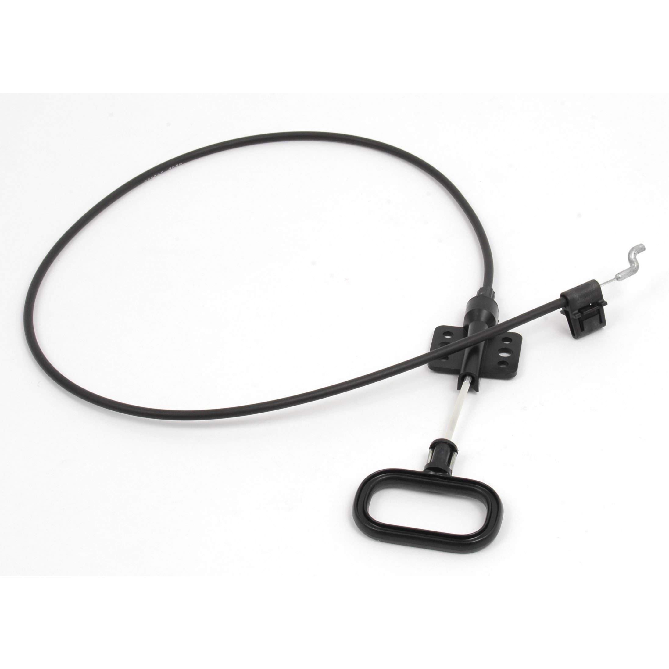 Recliner Parts: 38 1/4" Black D Ring Pull Cable Assembly