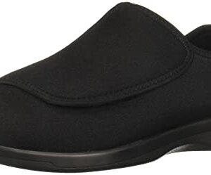 Propét Women's Cush 'N Foot Slipper, Black, 8