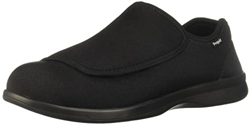 Propét Women's Cush 'N Foot Slipper, Black, 8