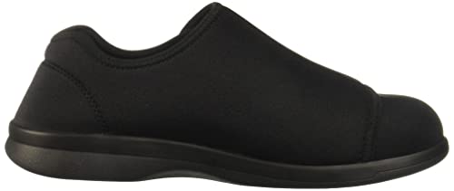 Propét Women's Cush 'N Foot Slipper, Black, 8